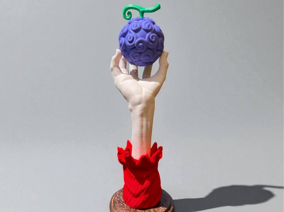 The Luffy Hand – Devil Fruit Display Grip – 3DB Print Lab